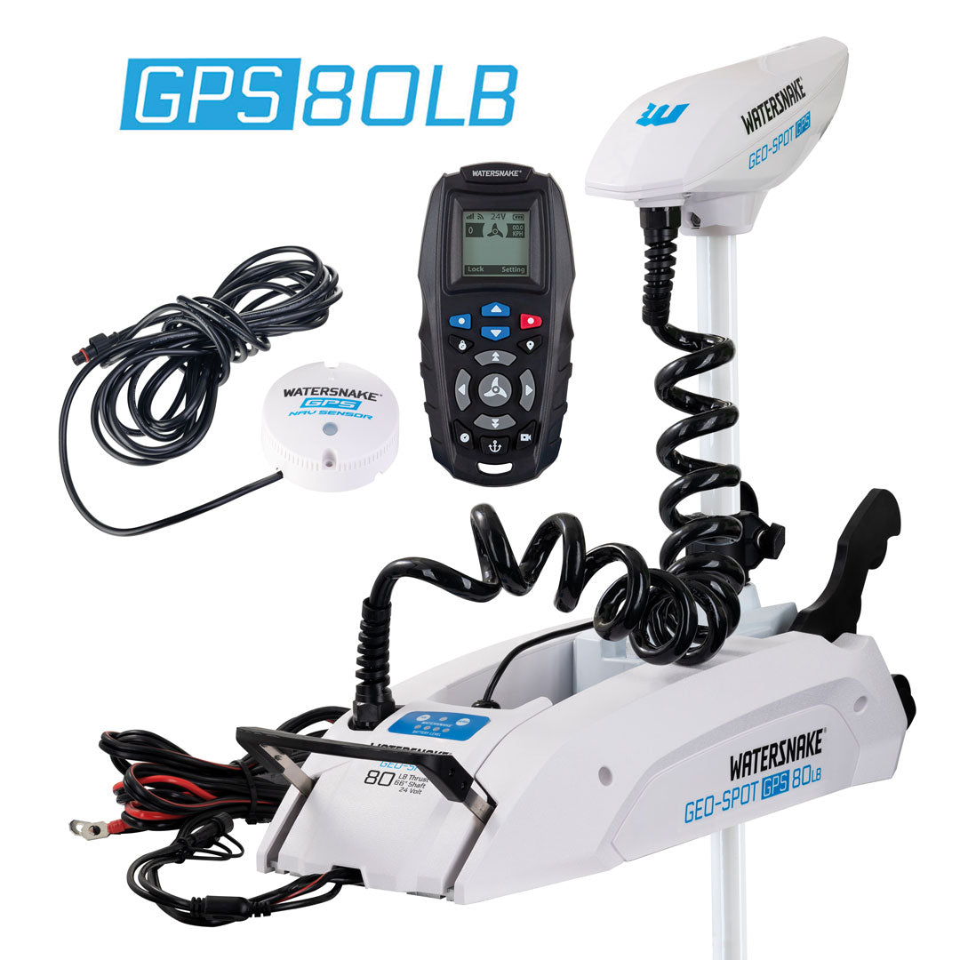Watersnake Geo-Spot GPS 80lb Bow Mount Motors – Watersnake Australia